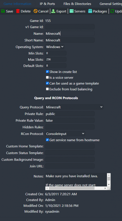 Minecraft Query Tcadmin Version 2 Tcadmin The Game Hosting Control Panel Community 